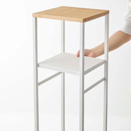 山崎実業 加湿器スタンド タワー tower ホワイト 5983 : cocoatta - 通販 - Yahoo!ショッピング