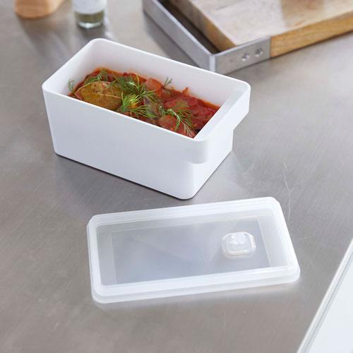 山崎実業 ハンドル付き密閉フードコンテナ タワー tower ホワイト 7707 :4903208077071:cocoatta - 通販 - Yahoo!ショッピング