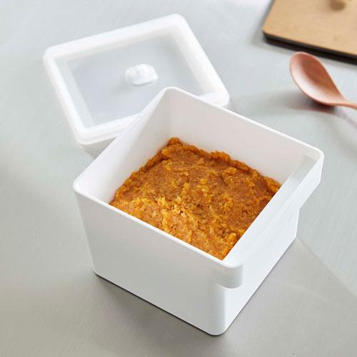 山崎実業 みそパックごと収納ハンドル付き密閉フードコンテナ タワー tower ホワイト 7737 :4903208077378:cocoatta - 通販 - Yahoo!ショッピング