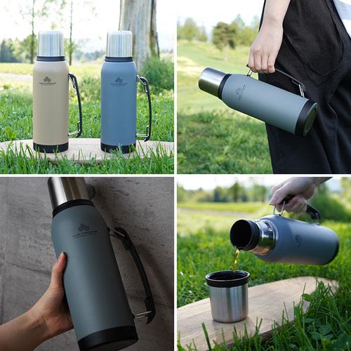 和平フレイズ サスティギア ハンドル付2WAYボトル 1.0L コヨーテブラウン RH-1625 : cocoatta - 通販 - Yahoo!ショッピング