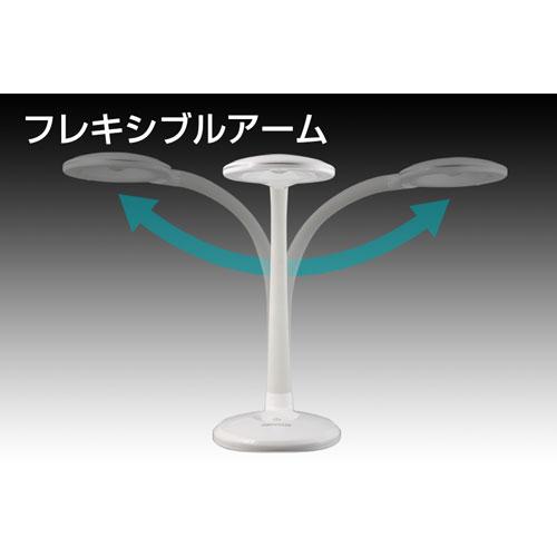 ジェントス GENTOS Lumillionシリーズ LEDデスクライト ホワイト DK-R255WH :4950654049220:cocoatta - 通販 - Yahoo!ショッピング