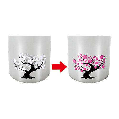 燕熟の技 感温ステンレスタンブラー 300ml 桜 EJK-300 : cocoatta - 通販 - Yahoo!ショッピング
