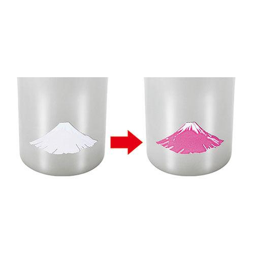 燕熟の技 感温ステンレスタンブラー 300ml 赤富士 EJK-301 : cocoatta - 通販 - Yahoo!ショッピング