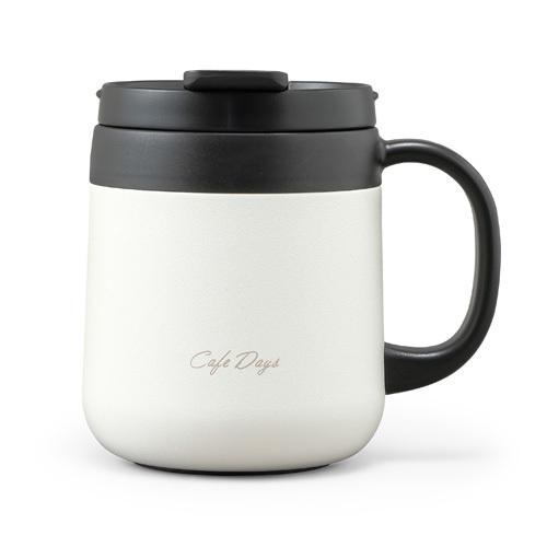 アイリスオーヤマ カフェデイズ 2WAY ふた付き マグカップ 380ml ホワイト CD-2WT380 : cocoatta - 通販 - Yahoo!ショッピング