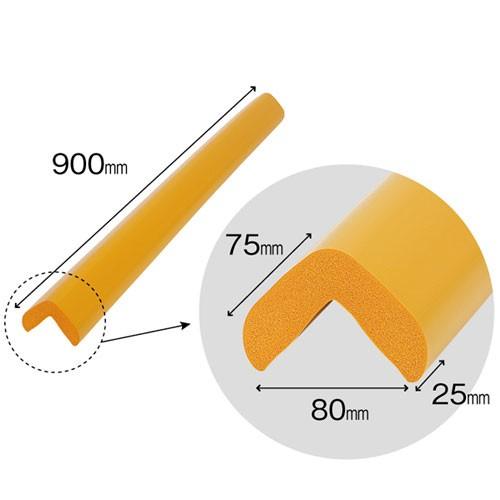 カーボーイ 安心クッション L字型90cm 特大 イエロー 8205300 : cocoatta - 通販 - Yahoo!ショッピング