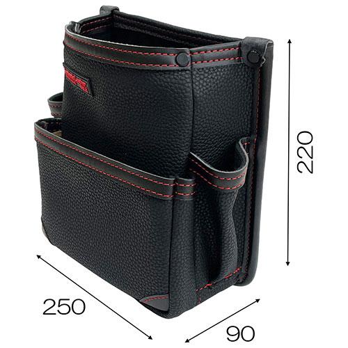 腰袋2段 ブラック SSL-K1 : cocoatta - 通販 - Yahoo!ショッピング