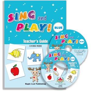 Maple Leaf Publishing Sing and Play Blue ティーチャーズガイド（日本語版・英語版 DVD CD-ROM） S＆P_青・TG_CD-ROM ...