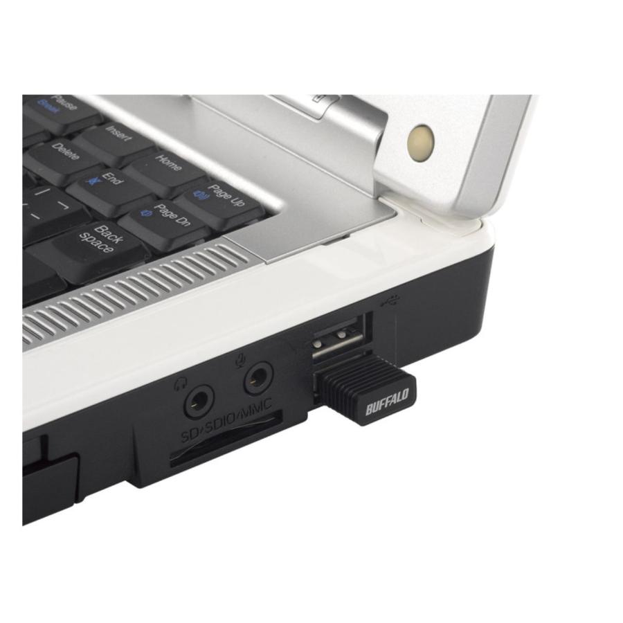 BUFFALO バッファロー 無線レシーバー BSBT4D100BK ( Bluetooth Ver 4.0 + EDR/LE Class1 対応 Windows USB Type-A ...