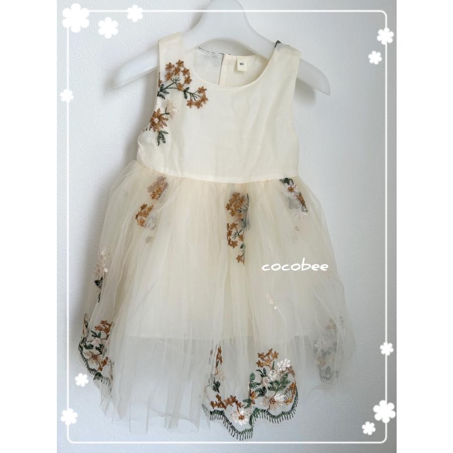 子供ドレス 発表会ドレス ワンピース ドレス 結婚式 キッズ 女の子 ジュニアドレス ピアノ ホワイト アイボリー8090100110120cm : cocobeeヤフーショップ - 通販 ...