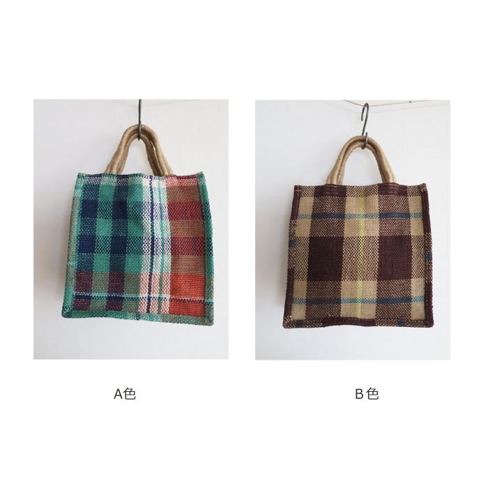 セール TARANGO JUTE BAG ジュートバッグ チェック柄 ナチュラル 天然素材 NB-358 通販 7075 : ナチュラル服 Berry - 通販 - Yahoo!ショッピング
