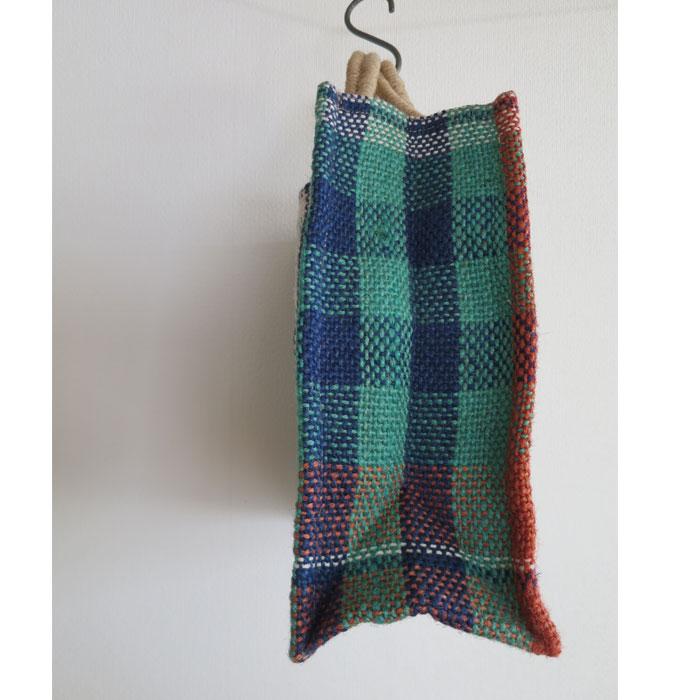 TARANGO JUTE BAG ジュートバッグ チェック柄 ナチュラル 天然素材 NB-358 通販 7075 :7075:ナチュラル服 ...