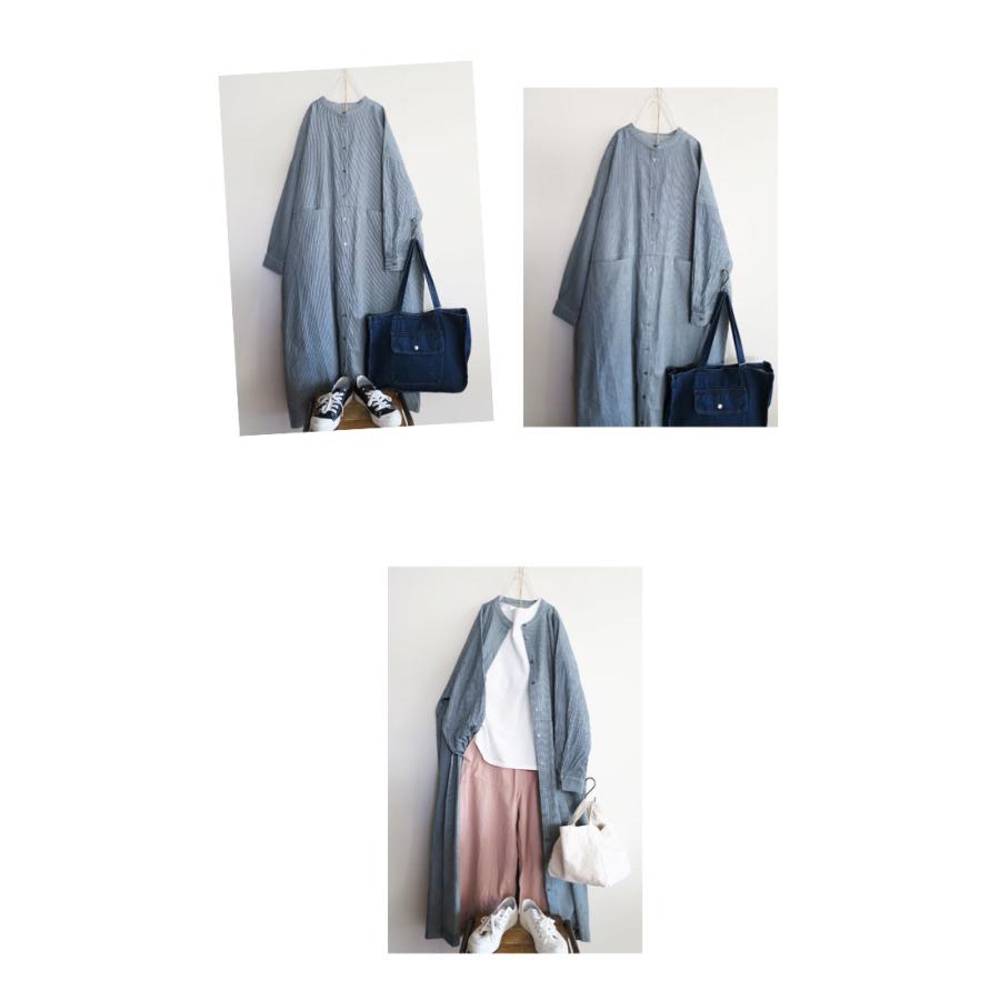 ista-ire イスタイーレ ライトオン ヒッコリー デニム生地 スラッシュポケット ワンピース ワークワンピース 2600-3260 通販 7665 : ナチュラル服 Berry - 通販 ...