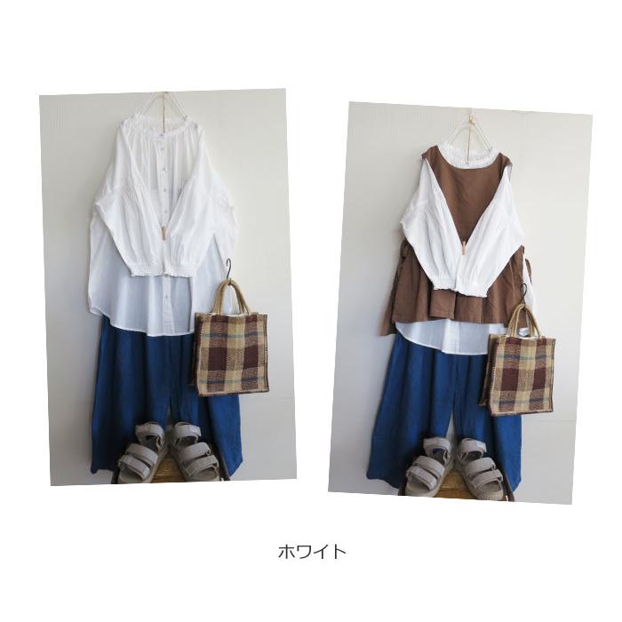 blue willow ブルーウィロー コットン リネン 細番手 無地 シャーリング チュニック ブラウス 綿 01EUP12253 通販 7765 : ナチュラル服 Berry - 通販 ...