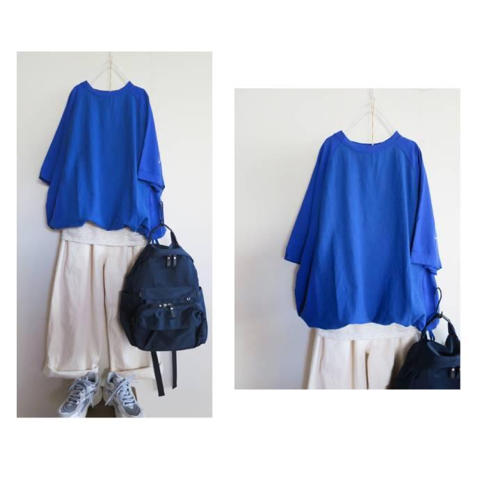 sloe スロウ 綿麻布帛×天竺ラグラン 裾紐 5分袖 カットソー Tシャツ ドロスト 4402667 通販 8369 : Berry ...