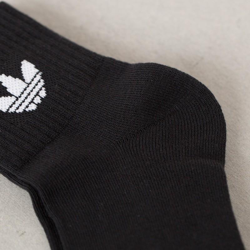 靴下 ソリッドクルーソックス 3足組 アディダスオリジナルス adidas Originals - 下着、靴下、部屋着
