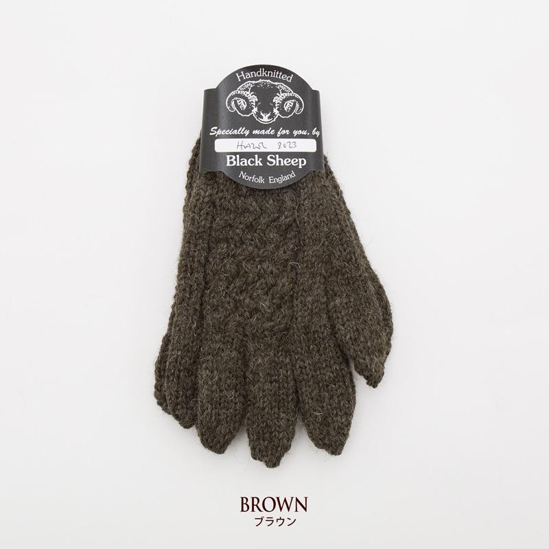 Black Sheep ブラックシープ 英国製 手編み 手袋 GLOVES GB07 メンズ レディース [ネコポス可] : ココチヤ - 通販 - Yahoo!ショッピング