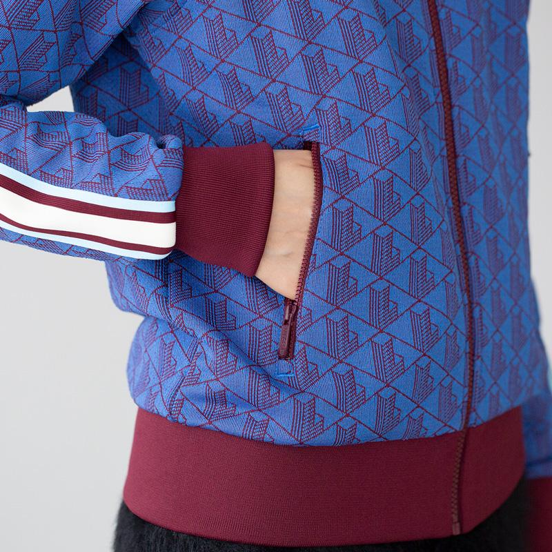 LACOSTE ラコステ モノグラム ジャカード トラックジャケット LACOSTE ラコステ モノグラム ジャカード トラックジャケット