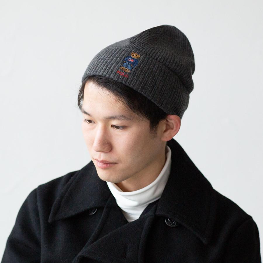 POLO RALPH LAUREN ポロベア ニット帽 RalphLauren ソリッド POLO RALPH LAUREN ポロベア ニット帽 RalphLauren ソリッド