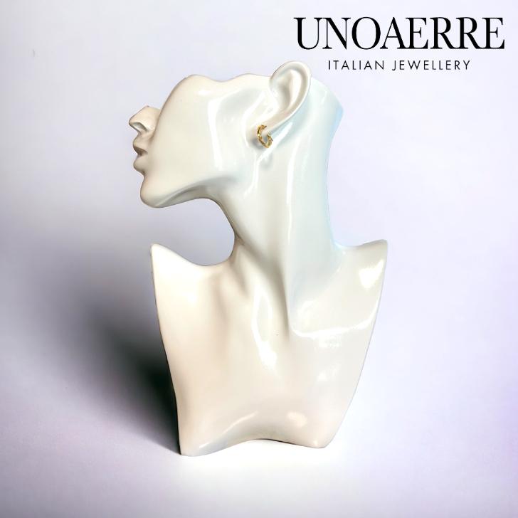 UNOAERRE ウノアエレ ピアス 18金 K18 ゴールド フープピアス シンプル イタリア製 巾着袋＆ジュエリーBOX付き！ プレゼント : ココクロスYahoo!ショップ - 通販 ...