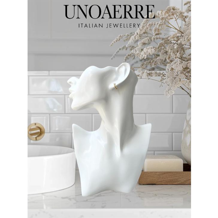 ウノアエレ UNOAERRE ピアス 18金 K18 イエローゴールド フープピアス イタリア製 巾着袋＆ジュエリーBOX付き！ プレゼント : unoaerre-29368 : ココクロス ...