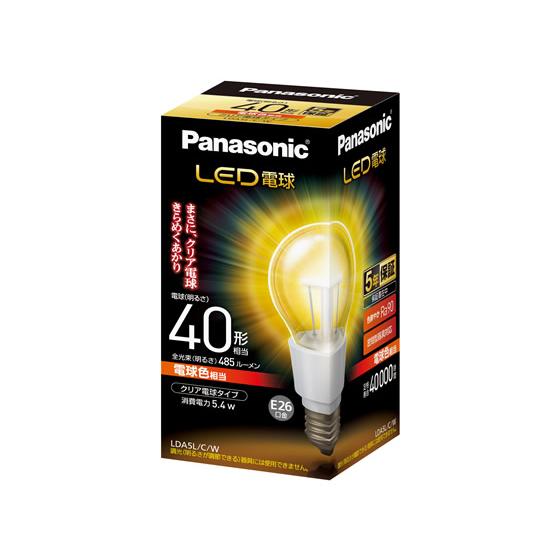 Panasonic パナソニック LED クリア電球タイプ 485lm 電球色 : ココデカウ - 通販 - Yahoo!ショッピング