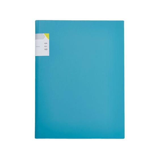 KING JIM キングジム カキコホルダー 2ポケット 水色 8647-LB 見開きタイプ A4 A3 二つ折り クリアホルダー ファイル : ココデカウ - 通販 - Yahoo!ショッピング