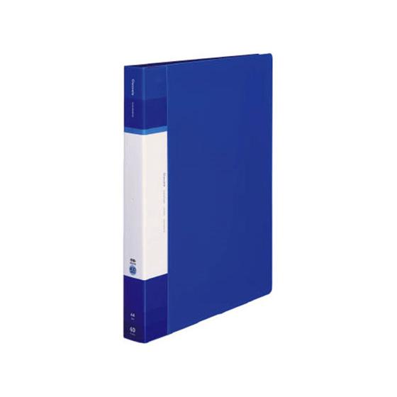 コクヨ クリヤーブック(Glassele)固定式A4背ポケット 60P ブルー : yc3996 : ココデカウ - 通販 - Yahoo!ショッピング