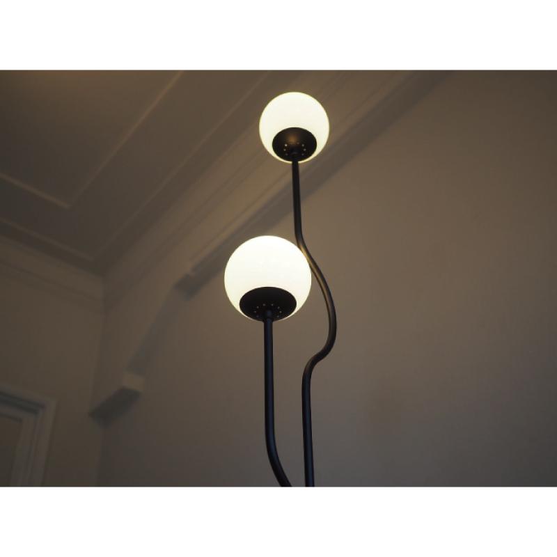 INTERFORM インターフォルム 照明 Chemin 2 シュマン フロアライト スタンドライト LED電球 電球なし おしゃれ お洒落 照明器具 間接 リビング ダイニング 寝室 2灯 ...