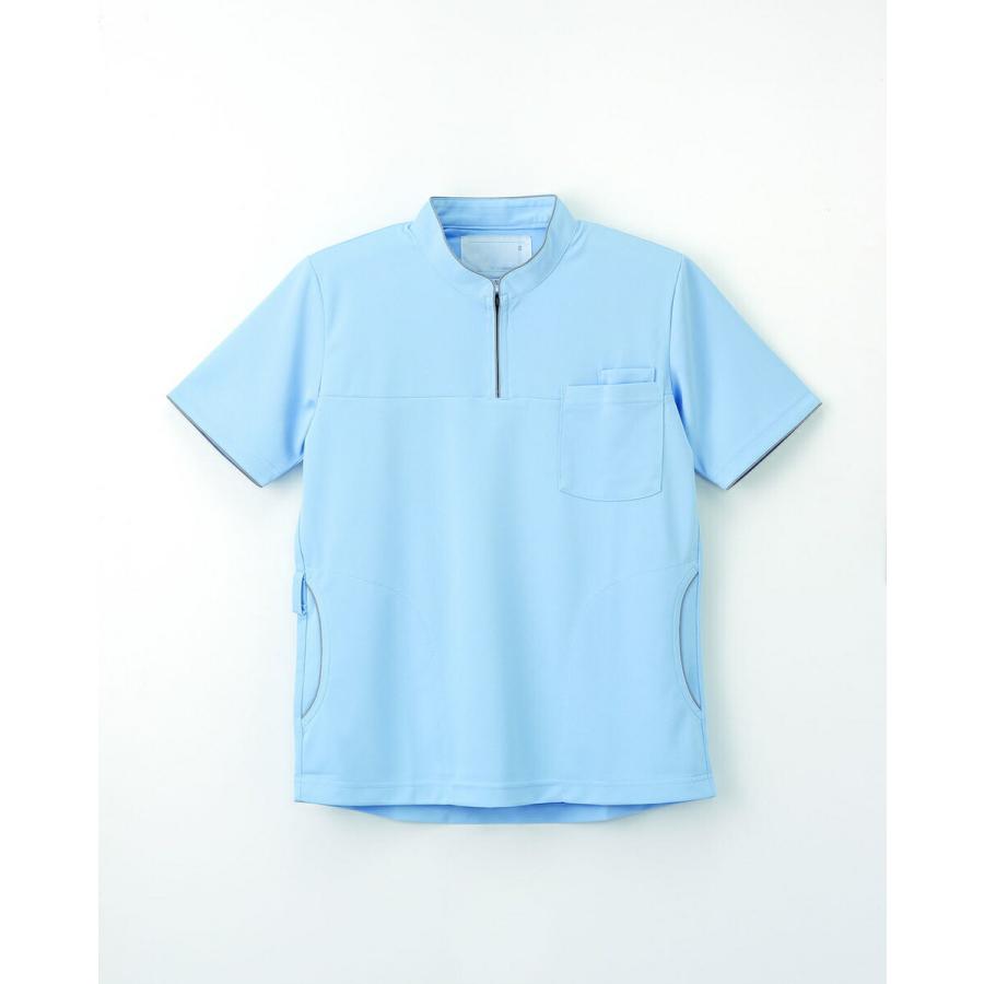 ナガイレーベン ニットシャツ CX-5217 サイズLL ブルー : マツヨシ - 通販 - Yahoo!ショッピング