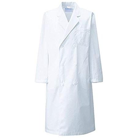 KAZEN（カゼン） メンズ診察衣W型長袖 115-30（ホワイト） L : マツヨシ - 通販 - Yahoo!ショッピング