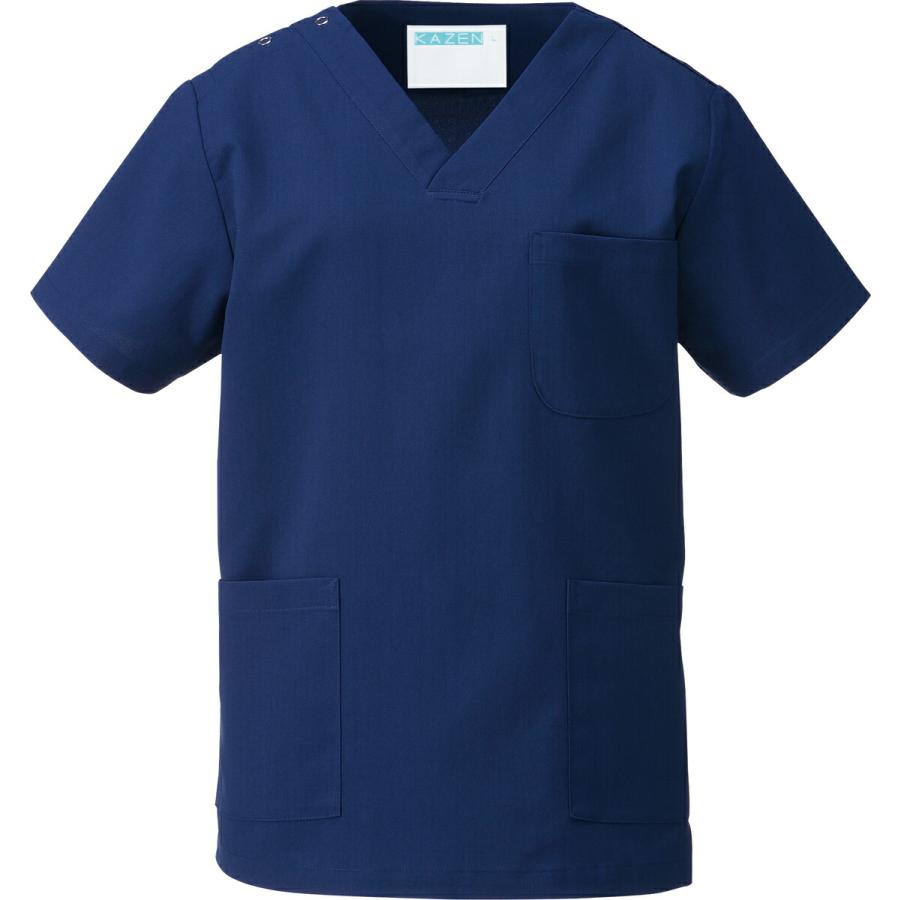 KAZEN（カゼン） スクラブ（男女兼用） 133-98（ネイビー） L : 0035169504 : マツヨシ - 通販 - Yahoo!ショッピング