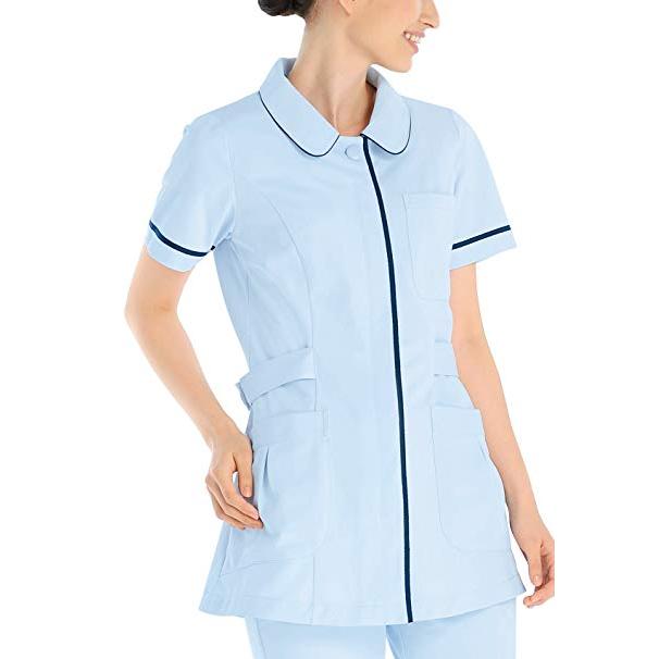 KAZEN（カゼン） レディスジャケット半袖 086-21（サックス） LL : 0035170604 : マツヨシ - 通販 - Yahoo!ショッピング