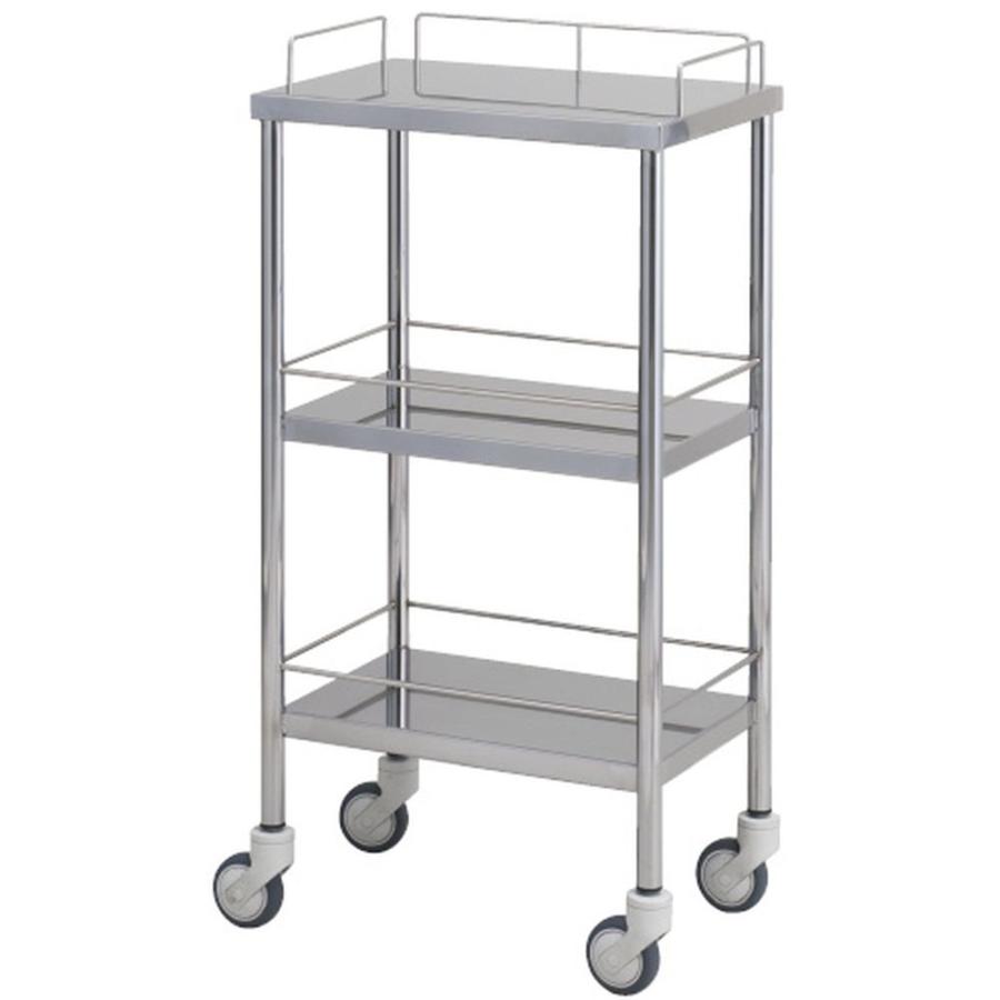 サイレントワゴン（三段） SWG-A006（450X300X800 1台 松吉医科器械 23-7306-00 : マツヨシ - 通販 - Yahoo!ショッピング