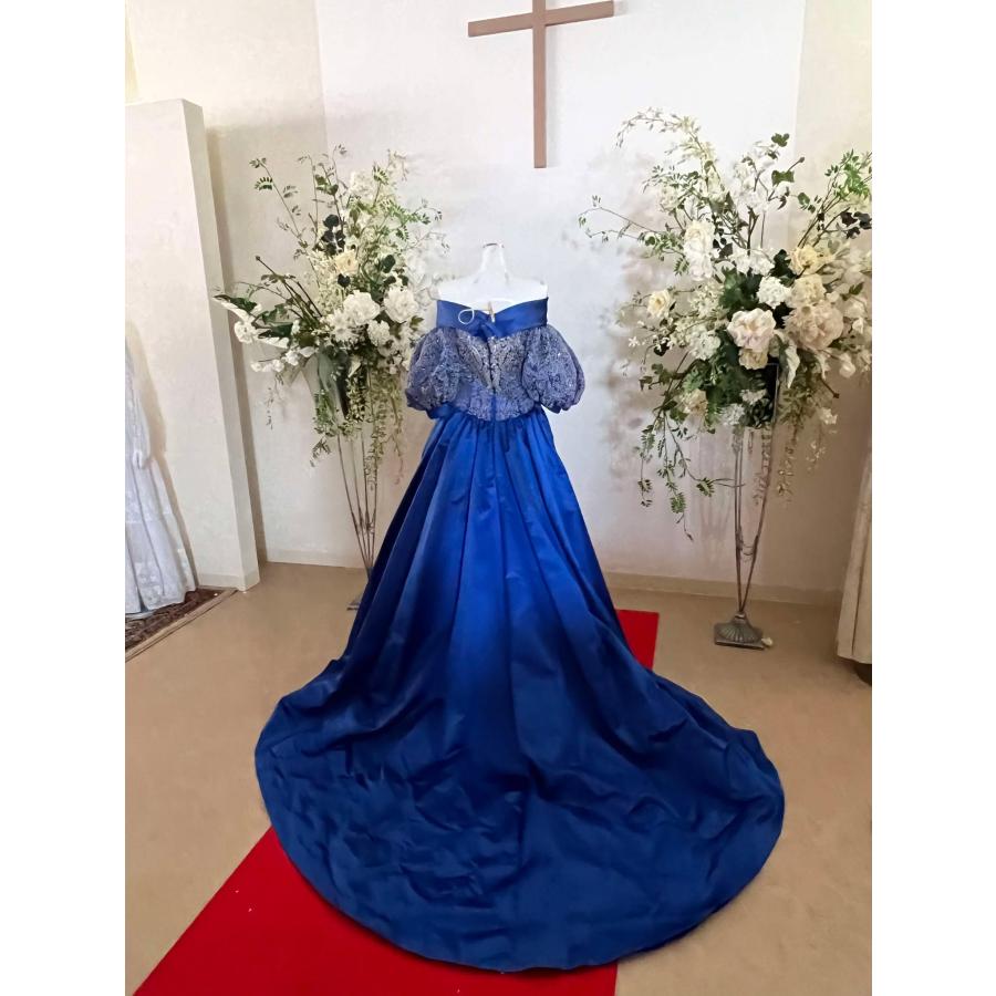 貸衣装処分品 カクテルドレス ブル- 青色 ジバンシー 9TT : y165 : 古古美心 - 通販 - Yahoo!ショッピング