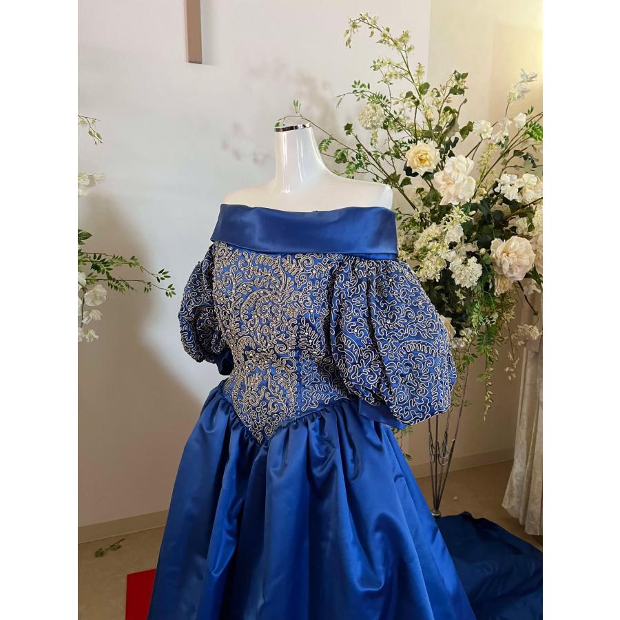 貸衣装処分品 カクテルドレス ブル- 青色 ジバンシー 9TT : y165 : 古古美心 - 通販 - Yahoo!ショッピング