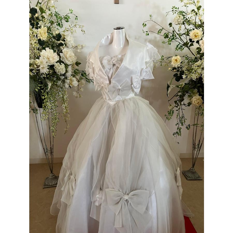 貸衣処分品ウェデイングドレス 5号 KOKI リボン : 古古美心 - 通販 - Yahoo!ショッピング