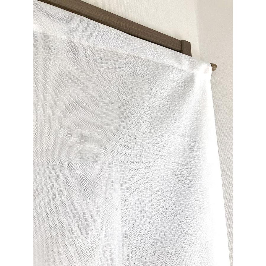 のれん 防炎 認定ラベル付 無地 シンプル 白 日本製 85×150cm 市松模様 : cocona plus - 通販 - Yahoo!ショッピング