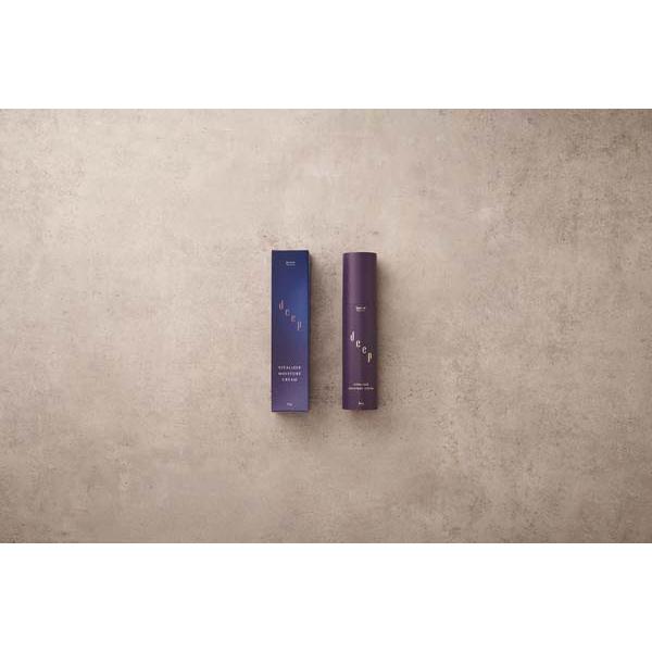 QUON（コスメ） QUON deep ヴァイタライザーモイスチャークリーム 50g クリーム 天然由来100% ケミカルフリー アンチポリューション ブルーライトカット 国産 : coco ...