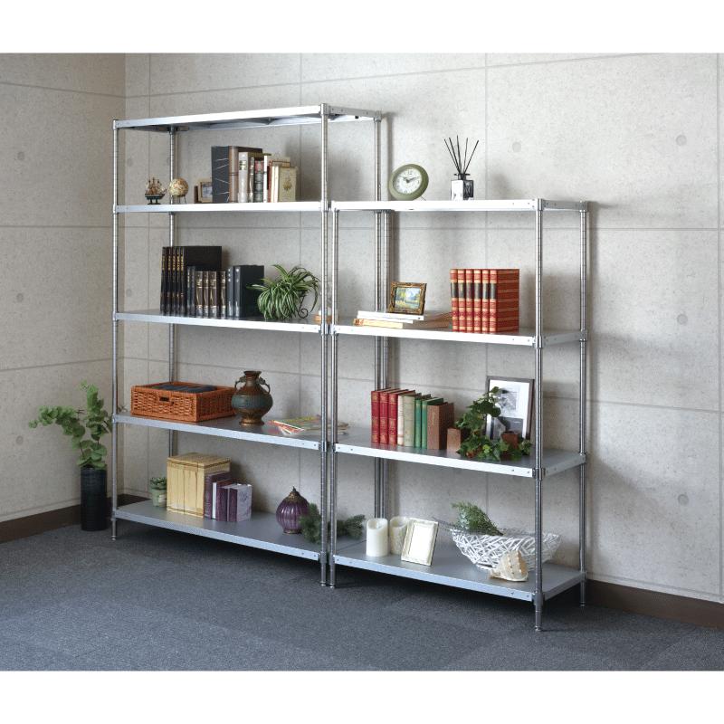 【燕三条製】業務用 4段 ガルバリウム ソリッド 平面棚 フラット PROFACE 幅600×奥行350×高さ1520mm 工場直送 : プロフェイス公式 ProFace-store - 通販 ...