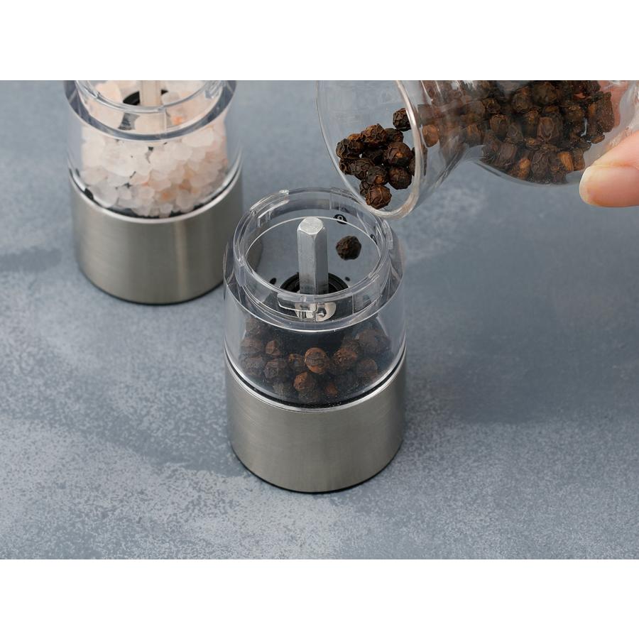 KOIZUMI コイズミ 充電式 電動ミル KPM-0200/S ペッパーミル ソルト ペッパー ミル 塩 胡椒 粗さ調整 ギフト ステンレス ...