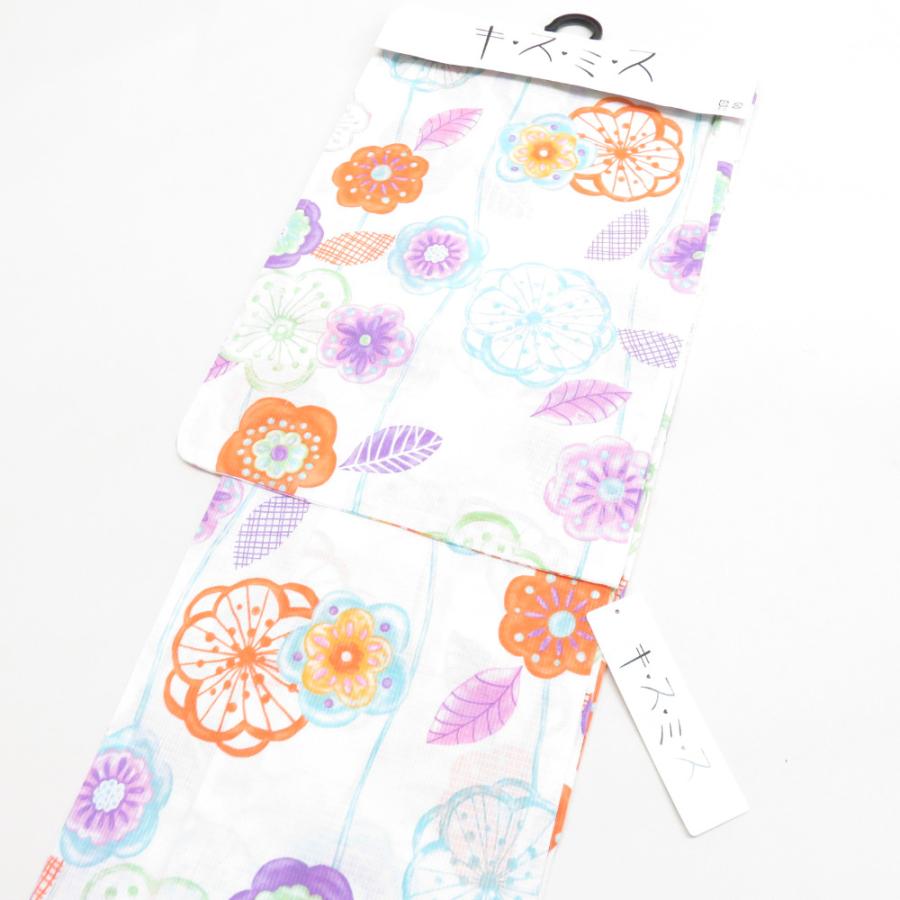 Xmiss キスミス 浴衣 花柄 ホワイト 綿100％ 綿紅梅 夏用 レディースゆかた 夏祭り 花火大会 身丈165cm : ココロード - 通販 - Yahoo!ショッピング