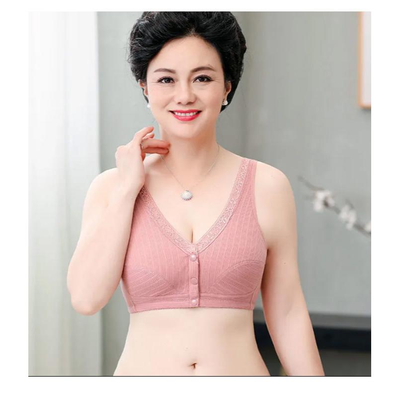 送料無料 前開きブラジャー 高齢者 2枚セット ブラ 授乳ブラ ノーワイヤー ラジャー 綿 ミセス お年寄り 婦人 下着 肌着 通気吸汗 60代70代 :bere166998:Cocotch ...