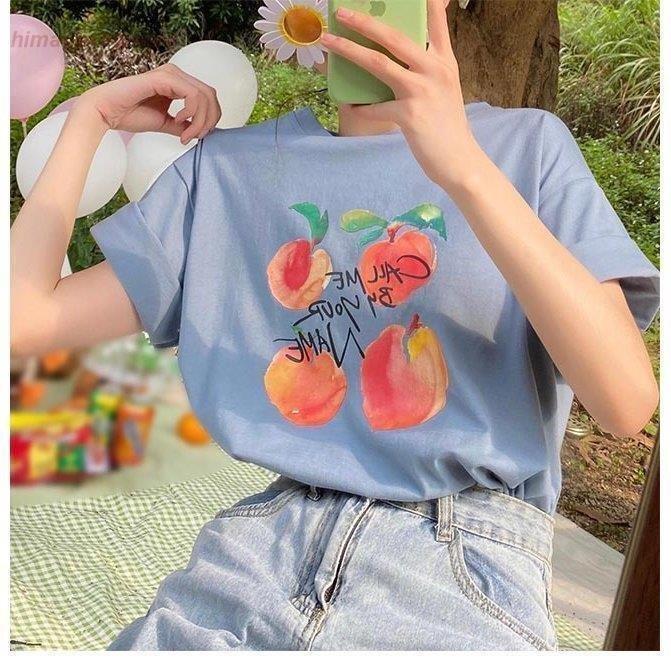 半袖Tシャツ夏Tシャツレディースフルーツ柄ゆったりクルーネックカットソーホワイトサマーTシャツピンクレディースTシャツ : Cocotch ヤフー店 - 通販 - Yahoo!ショッピング