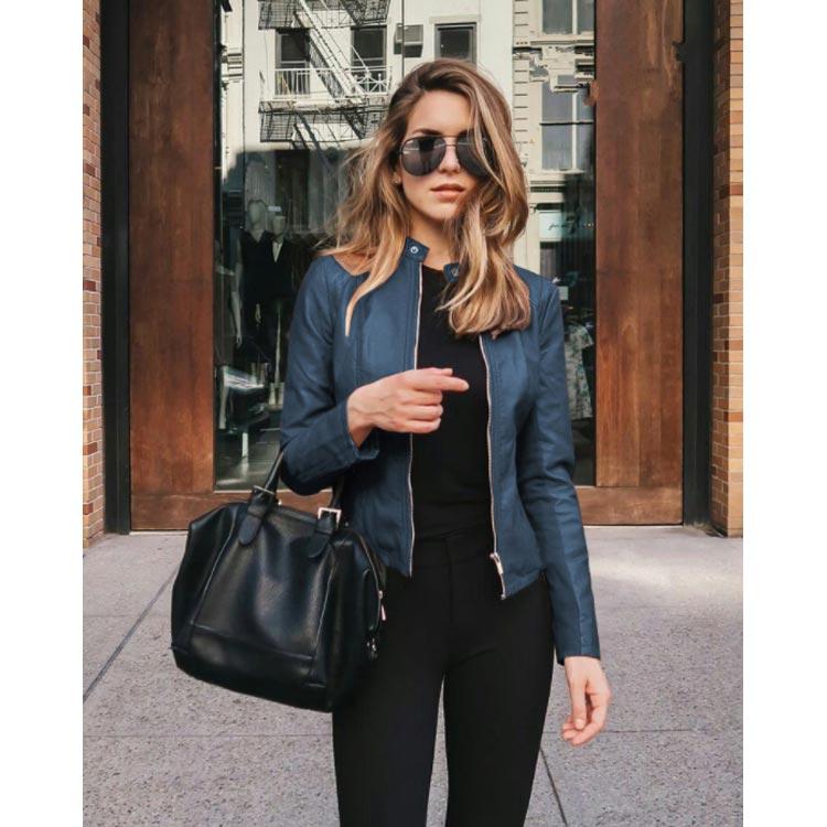 PU レザー ジャケット レディース ライダースジャケット 春 秋 冬 長袖 大きいサイズ シングルライダース ブラック 革ジャン ライトアウター ジ : Cocotch ヤフー店 - 通販 ...