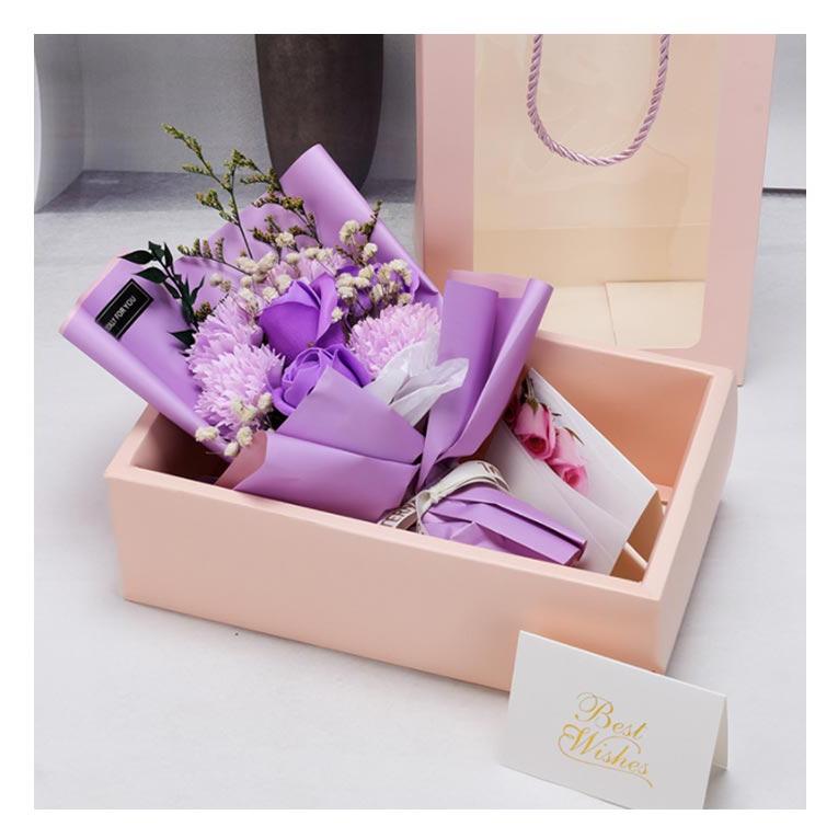 3点セット カーネーション ソープフラワー 薔薇 母の日 ギフト LEDライト付き 手提げ袋付き 花束 シャボンフラワー ブーケ 石鹸フラワー アレン : Cocotch ヤフー店 - 通販 ...