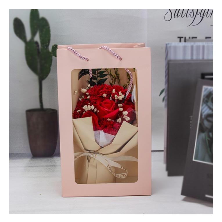 3点セット カーネーション ソープフラワー 薔薇 母の日 ギフト LEDライト付き 手提げ袋付き 花束 シャボンフラワー ブーケ 石鹸フラワー アレン : Cocotch ヤフー店 - 通販 ...