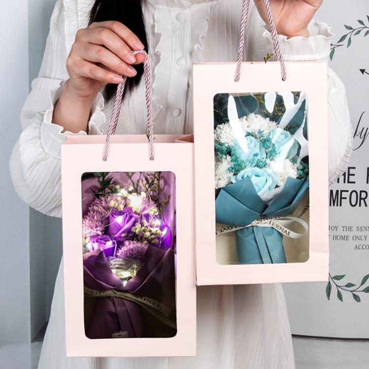 3点セット カーネーション ソープフラワー 薔薇 母の日 ギフト LEDライト付き 手提げ袋付き 花束 シャボンフラワー ブーケ 石鹸フラワー アレン : Cocotch ヤフー店 - 通販 ...