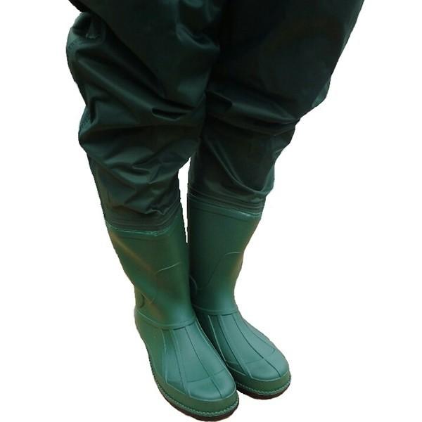 富士手袋工業:ナイロン胴付水中長靴 LL (26.5~27.0cm) 2076 胴付き水中長靴 安価 ナイロン製 グリーン : イチネンネットmore - 通販 - Yahoo!ショッピング