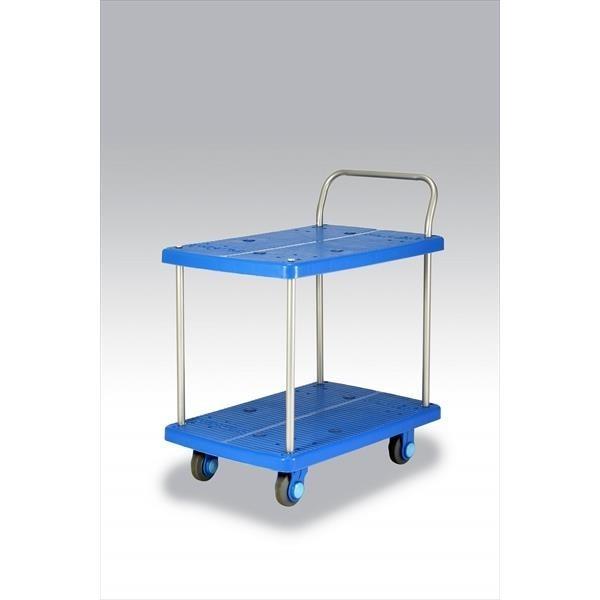 カナツー:静音台車150kg積載2段式ストッパー付き PLA150-T2-DS(メーカー直送品) 静音台車 150kg 2段式 ストッパー付き :icn-knt-4:イチネンネットmore ...