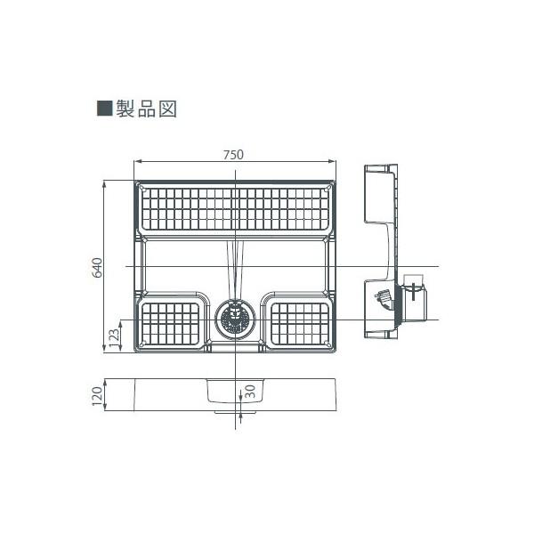 テクノテック:かさ上げ防水パン イージーパン ニューホワイト TPD750-CW2(メーカー直送品)(地域制限有) 洗濯機 かさ上げ工事 排水 : イチネンネットmore - 通販 ...